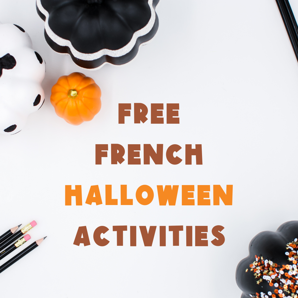 4 FREE French Halloween Activities for your French as a Second Language ...