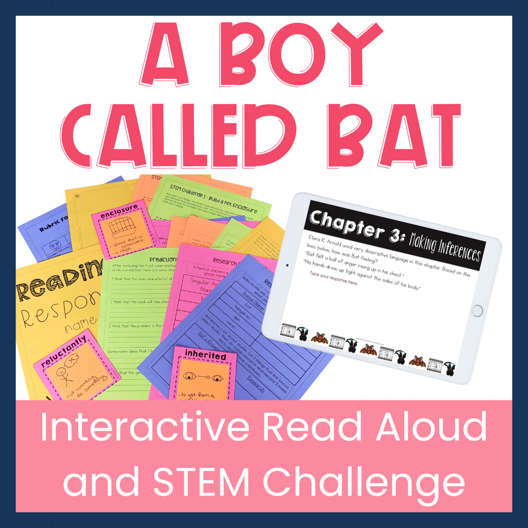 3 Fun Activities for your A Boy Called BAT Reading Unit - Chocolate ...