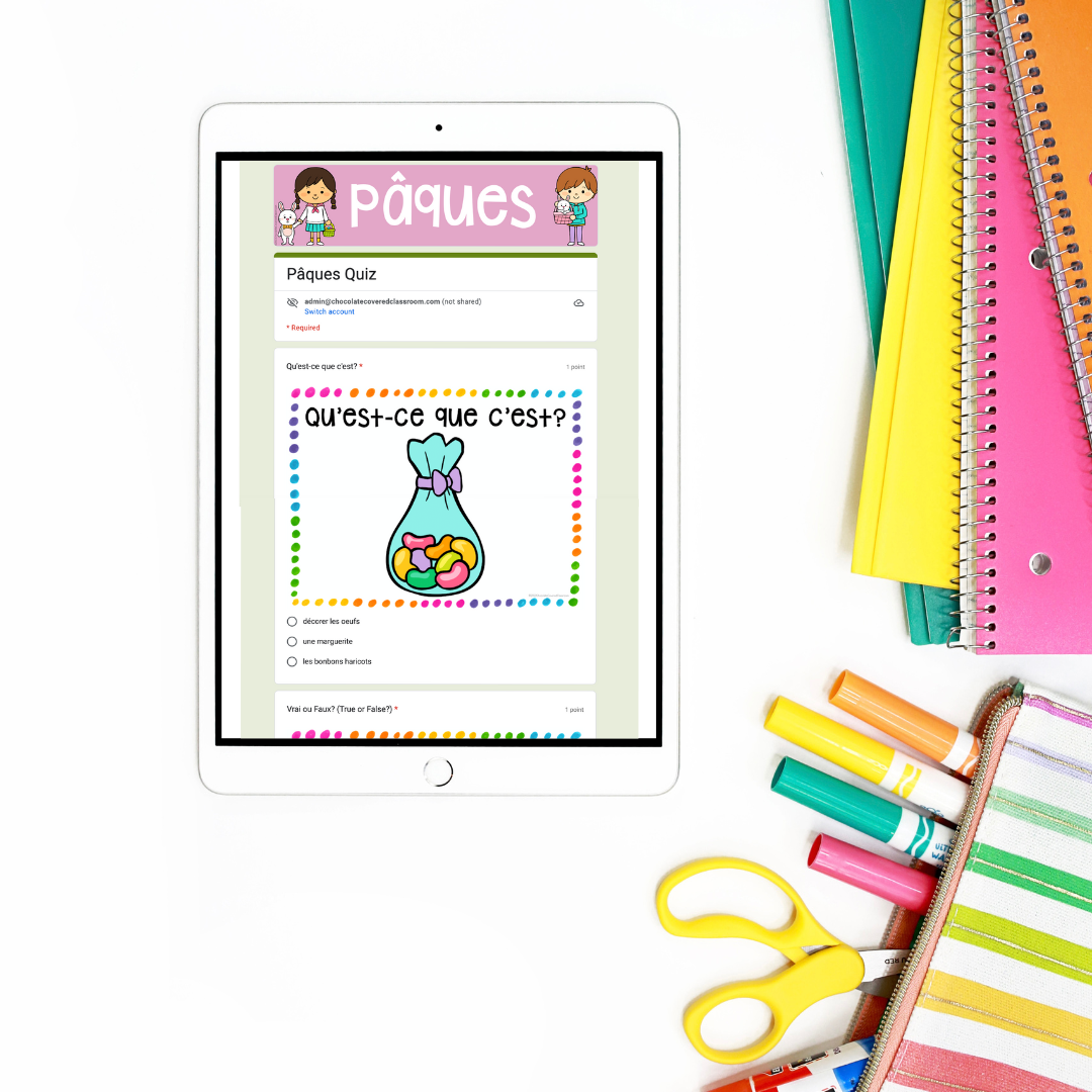 3 Easy Tips for Teaching French Easter Vocabulary Terms - Chocolate ...